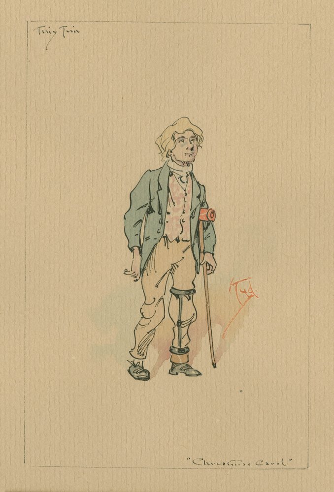 Tiny Tim - A Christmas Carol by Joseph Clayton Clarke